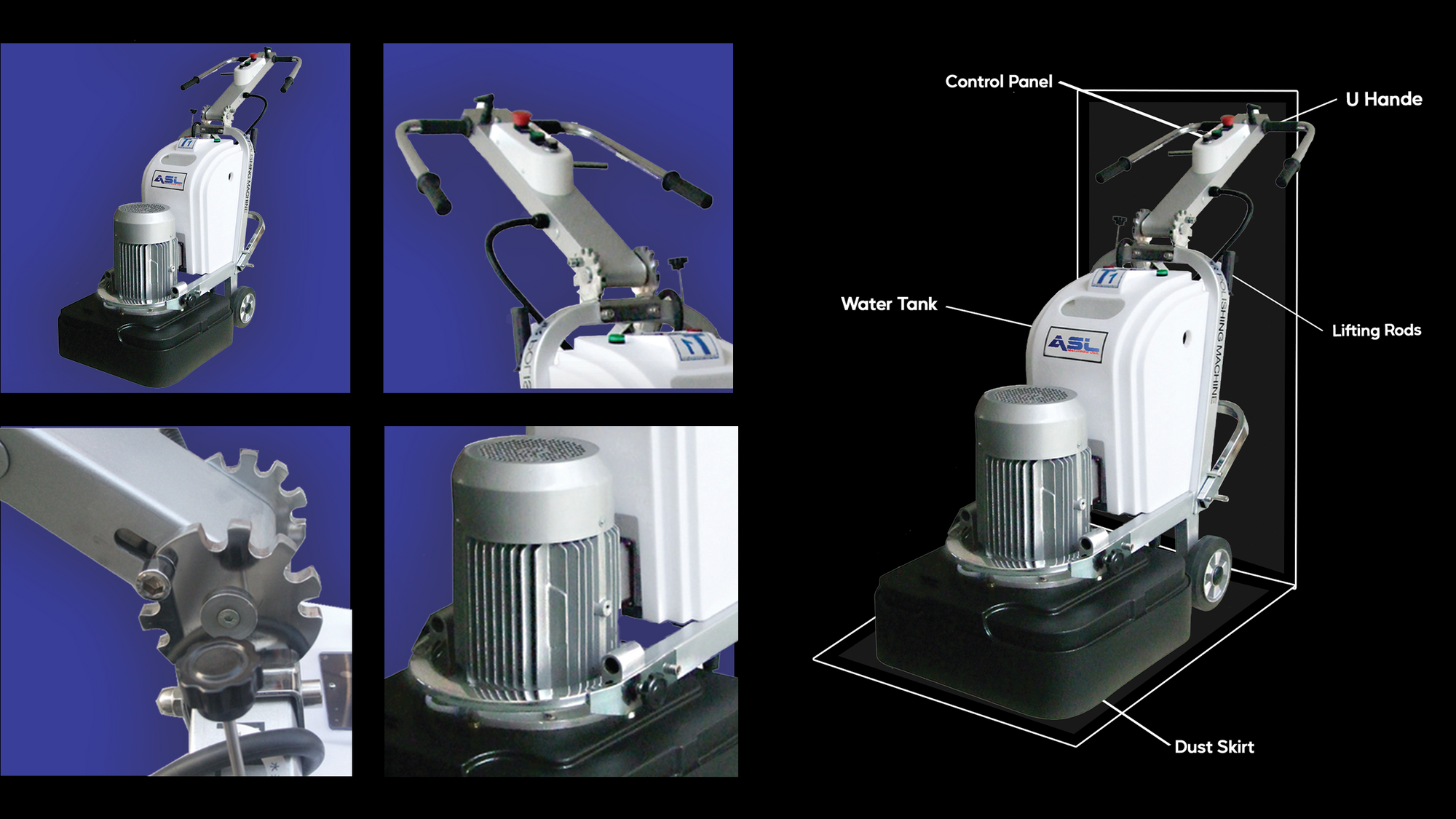 ASL T1- 24" or 27" Grinder – ASL Machines USA