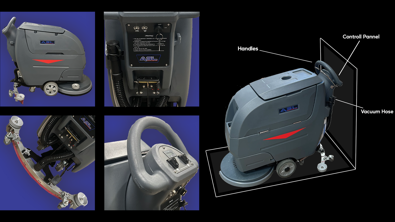 ASL TD20 Auto Scrubber (Self Propelled) – ASL Machines USA