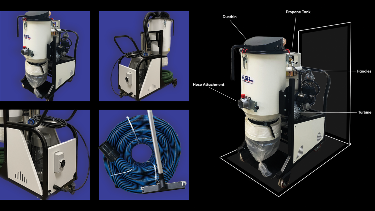 220V 1 Phase Turbine with manual purge – ASL Machines USA