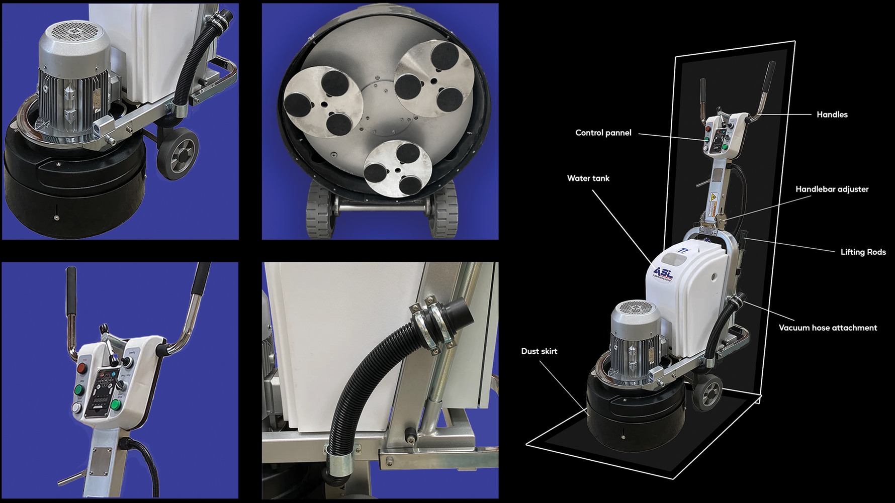T7- 21" Electric Grinder – ASL Machines USA